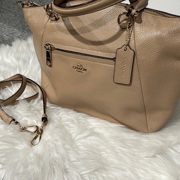 Coach | Bags | Coach Tan Leather Womens Bag | Poshmark